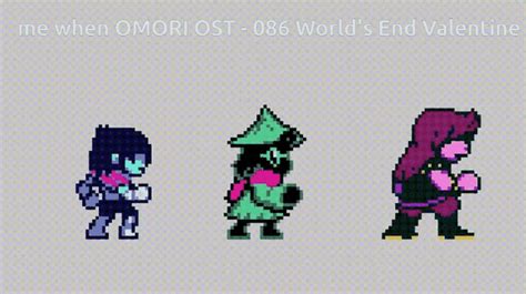 Deltarune Omori  Deltarune Omori Worlds End Valentine  탐색 및 공유