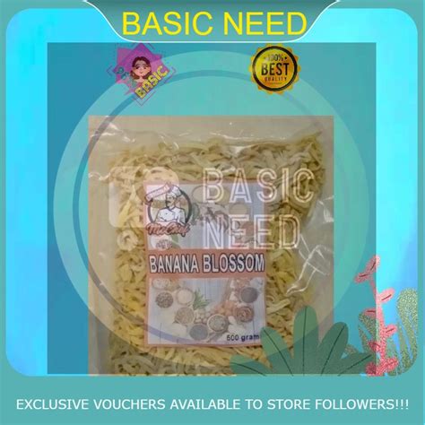 Banana Blossom 500g Bulaklak Ng Saging Shopee Philippines