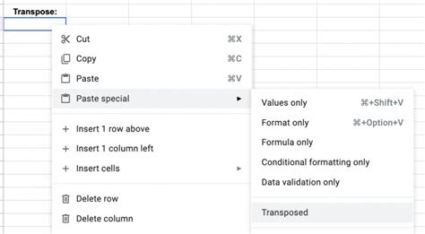 How To Convert Rows To Columns In Google Sheets Sheets For Marketers