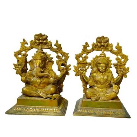 Brass Laxmi Ganesh Statue Temple At Best Price In Aligarh Id