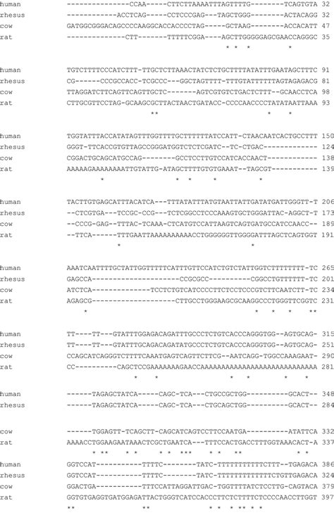 clustal w 2 1 multiple sequence alignment of akr7a3 related promoters