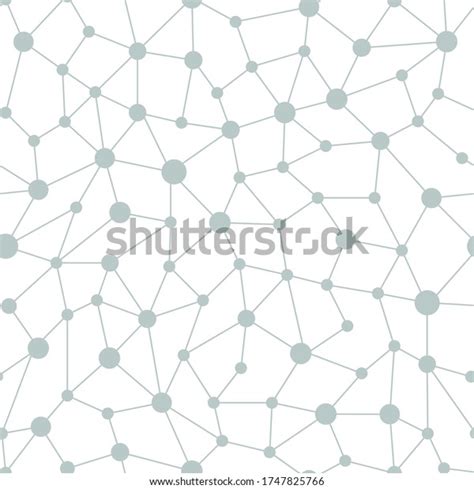 Neural Network Seamless Pattern Neural Network Stock Vector Royalty Free 1747825766 Shutterstock