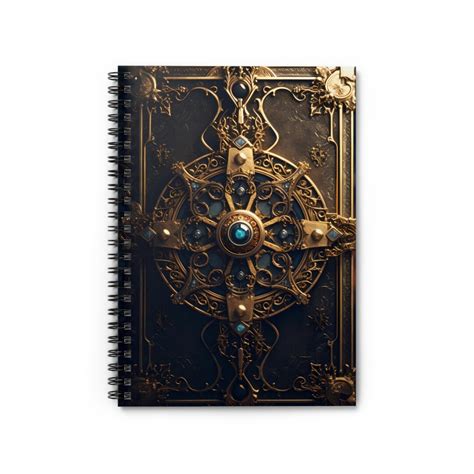 Spiral Notebook The Ancient Grimoire Blank Journal Diary Spell Book
