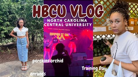 Hbcu Vlog 1 Nccu Training Day Errands Youtube