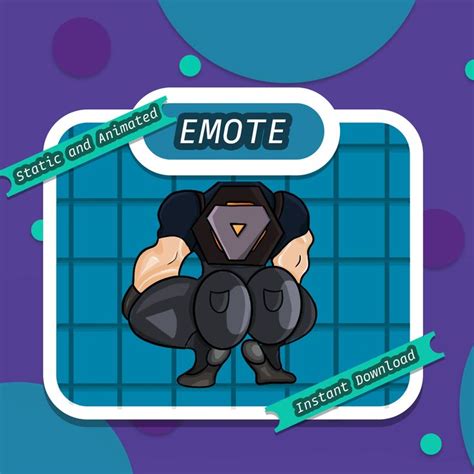 Animated And Static Valorant Brimstone Dumpy Emote For Twitch Discord Youtube Facebook Custom