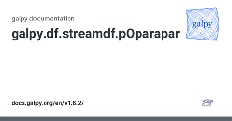 Galpy Df Streamdf Poparapar Galpy V Documentation