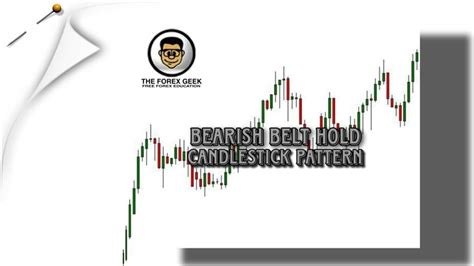 bearish belt hold candlestick pattern the forex geek
