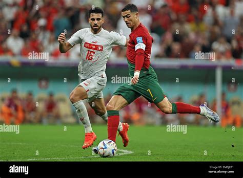 Cristiano Ronaldo De Portugal Lors Du Match De La Coupe Du Monde De La