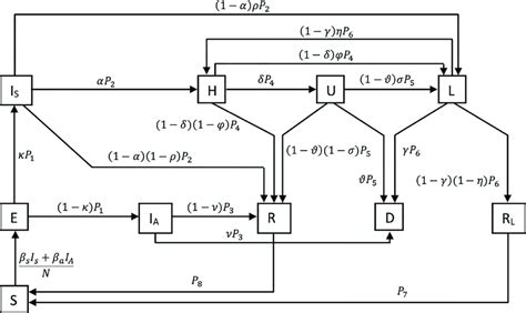 Compartmental Seir Model Legend An Individual In Age Group I Is