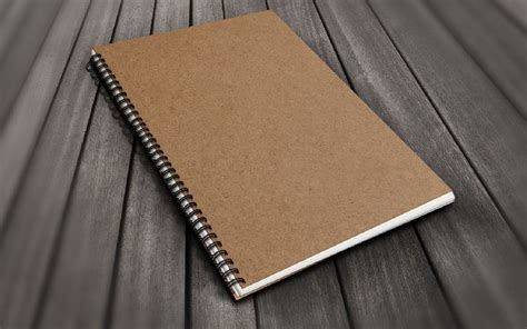 دفتر سیمی 100 برگ Note Book دوبل تک سیم ساده کاهی آراد برندینگ