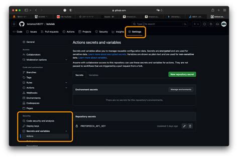 github actionsでsecret変数を使ってapiからデータを取得する