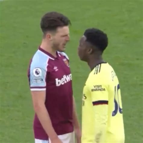 Declan Rice And Eddie Nketiah Clear The Air After Scuffle Ready For