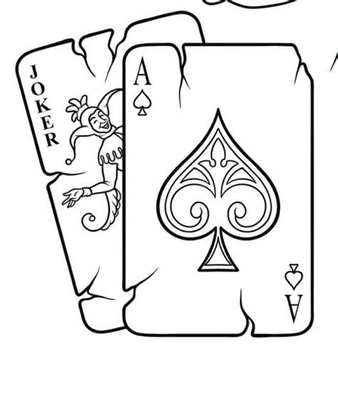 Rozen Tekening Speelkaarten Tatoeage Inspiratie