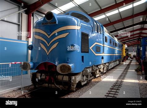 Prototype Deltic Diesel Locomotive In The Ribble Valley Railway