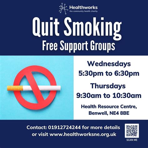 New Quit Smoking Support Groups Launching Soon At Healthworks Healthworks