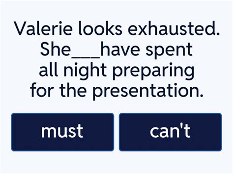 Modal Structures Quiz