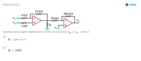 Solved Diagram Under The Circuit In Fig Is The Block Chegg