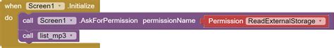 Request Ask Permission For Read External Storage Denied MIT App Inventor Help MIT App