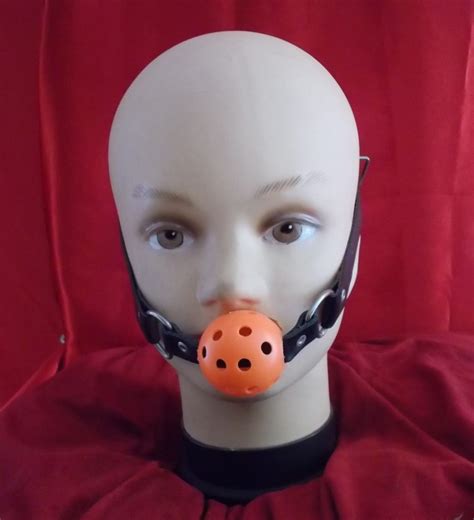 Bag Gag Plastic Ball With Holes On Single Strap Black Fetish Haven Sa