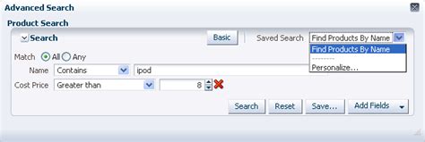 Creating Adf Databound Search Forms