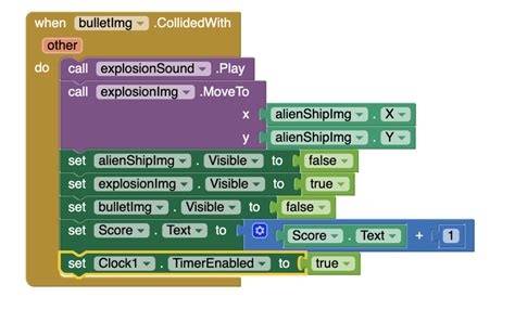 Space Invader Game In Mit App Inventor App Inventor Space Invader