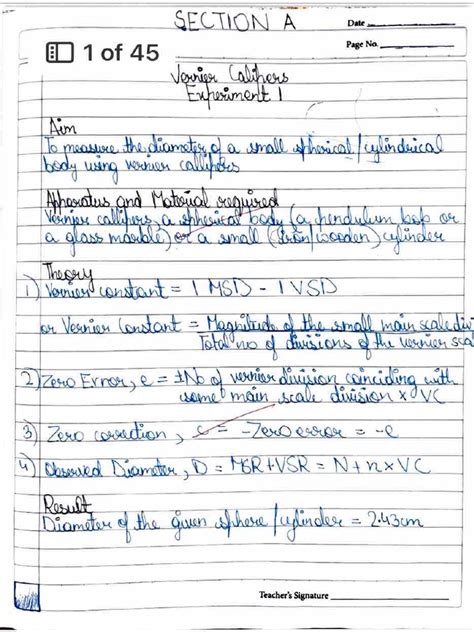 Class Xi Physics Practical File Pdf