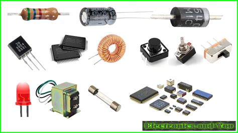 Components In Electrical Diagrams Electronic Schematics Symb