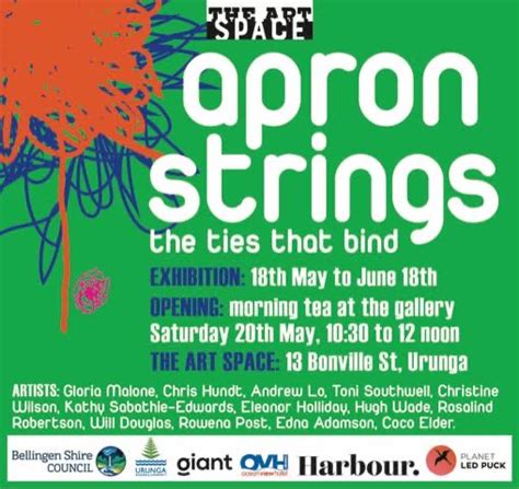 Apron Strings The Ties That Bind Art Space Urunga