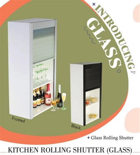 White Glass Rolling Shutter For Kitchen At ₹ 28750piece In Ahmedabad