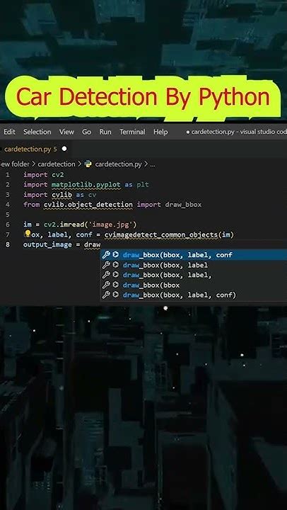 Car Detection In Image Using Python Cvlib Library Youtube