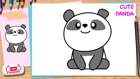 How To Draw Cute Panda Youtube