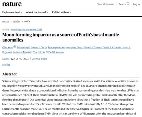 【画像】地球の内部に古代の惑星衝突の巨大な残骸が2つもあることが判明、「月」の形成にも関係か 25 ライブドアニュース