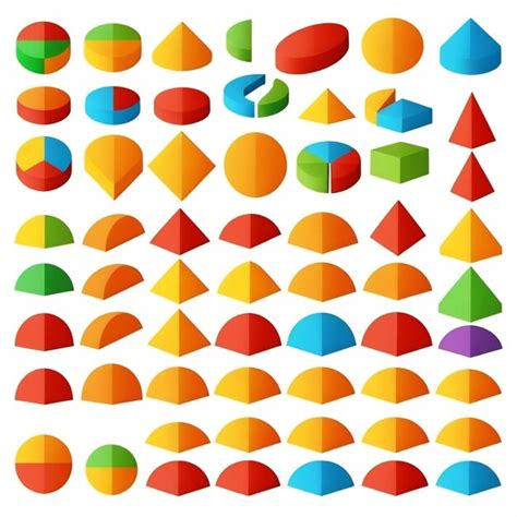 Segmentation Vector Set White Background Isolated A High Premium Ai