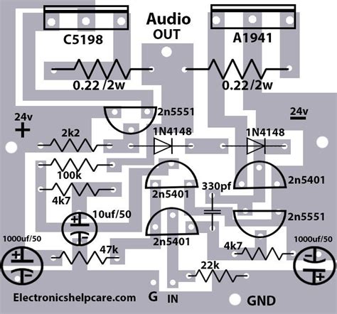 transistor amplifier circuit diagram circuit diagram electrical
