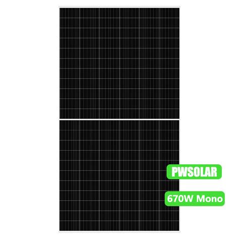 Chinese Pv Manufacturer Best Half Cell Pv Panel 500watt 600watt 670w