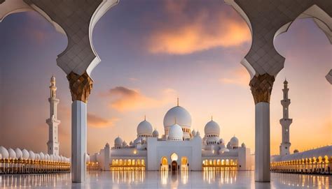 Premium Photo Mughal Structure Is A Beautiful Place Of Worship