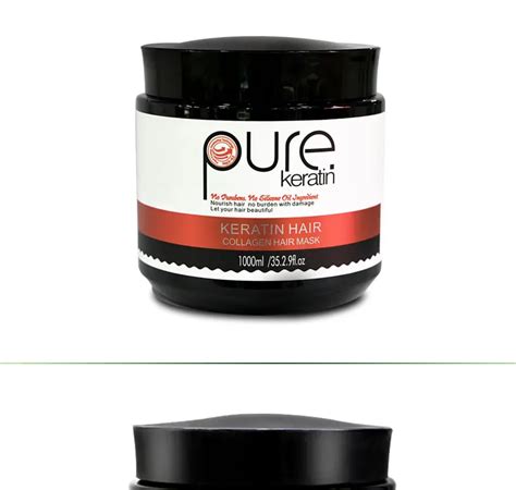 Private Label Natural Keratin Hair Mask Deeply Nourished Hydrating