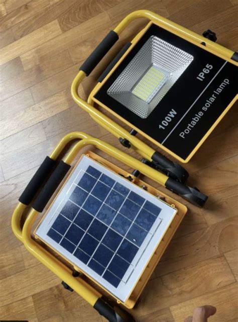 Promo Lampu Sorot Led Solar Panel Tenaga Surya Portable USB 50w 50watt