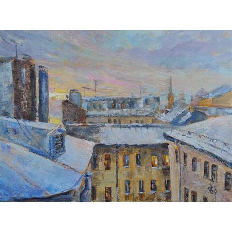 Купить картину Светает в Москве от художника Пономаренко Ольга