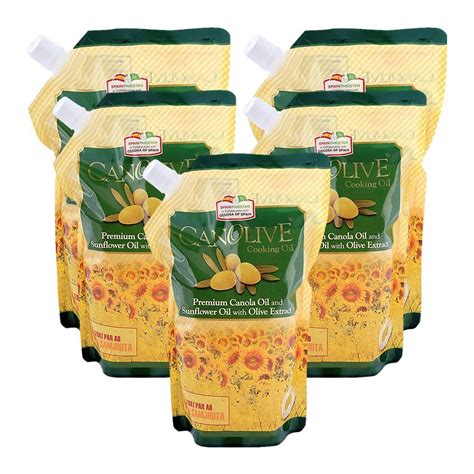 Order Canolive Premium Canola And Sunflower Oil 1 Liter Each 5 Pack