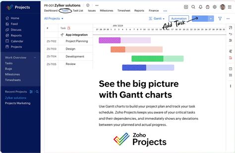 Jean Maurice M Prosper On Linkedin Experience The Ease Of Managing Projects 😀with Zoho Projects