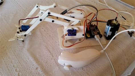 Brazo Robotico Impreso En 3D Arduino Nano Nunchuk YouTube