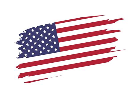 Usa Flag Outline Vector Art Icons And Graphics For Free Download