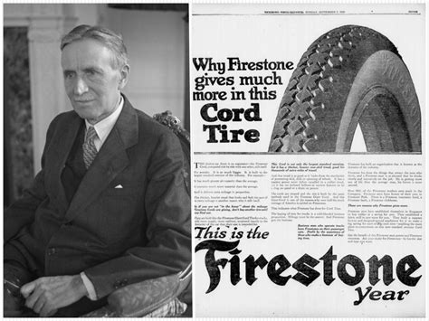 Harvey S Firestone Osnivač Firestone Tire And Rubber Company Umro 7