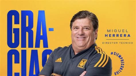 Miguel Herrera deja de ser entrenador de Tigres quién llega El