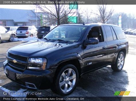 Black Granite Metallic 2008 Chevrolet Trailblazer Ss 4x4 Ebony