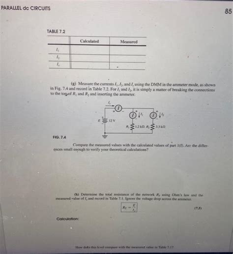 Parallel Dc Circuits Objectives 1 Measure The