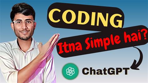 How To Use ChatGPT For Coding Coding With Chatgpt Simple Way YouTube