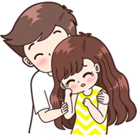 Sticker Maker Boobib Cute Couple 1