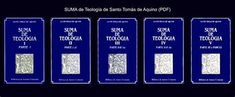 Suma De Teología De Santo Tomás De Aquino Pdf Un Católico Perplejo